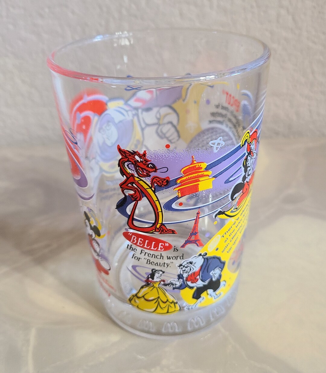 Vintage Disney 100 Anniversary Buzz Lightyear Drinking Glass - Etsy