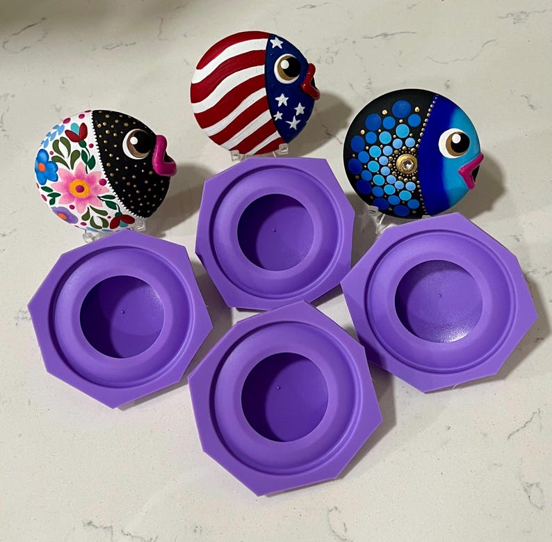 Rock Mold 2.5inches (set of 4) - Etsy