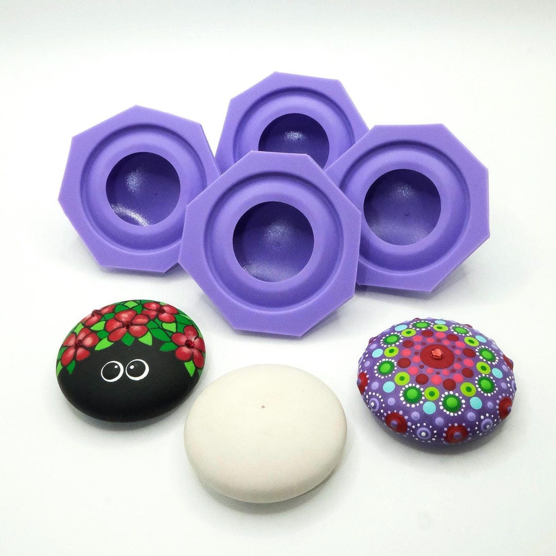 Rock Mold 1.75 Inches (set of 4) - Etsy