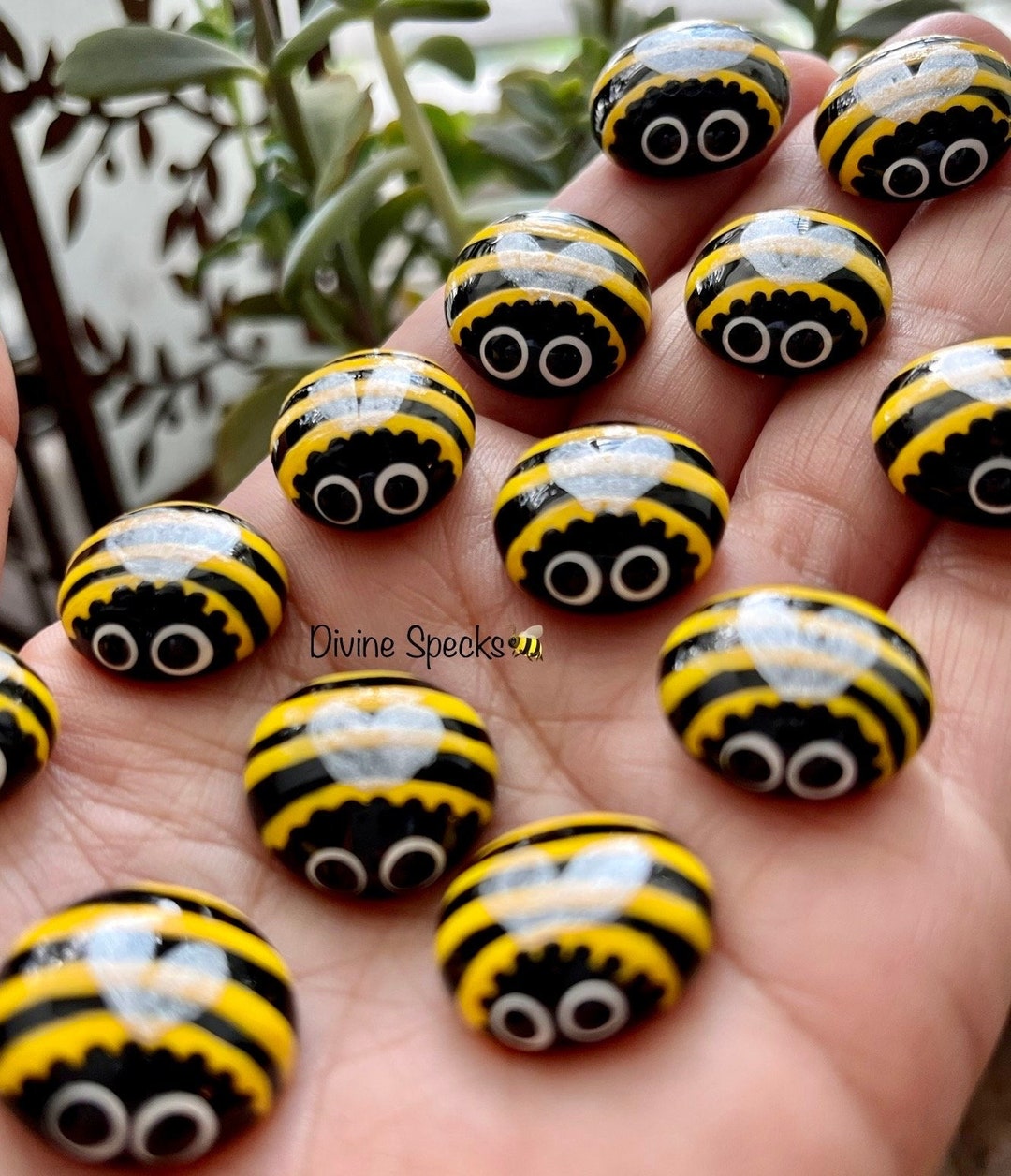 Set Hand Painted - Baby Bees - Etsy
