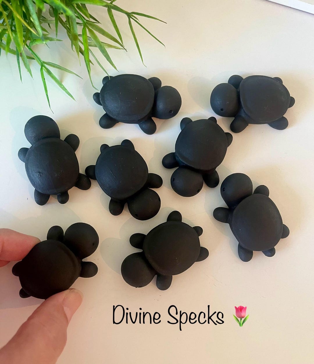 Black Baby Turtles (hand Painted) - Etsy