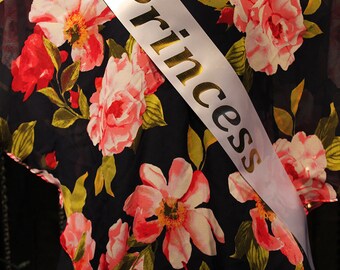 Princess sash | Etsy