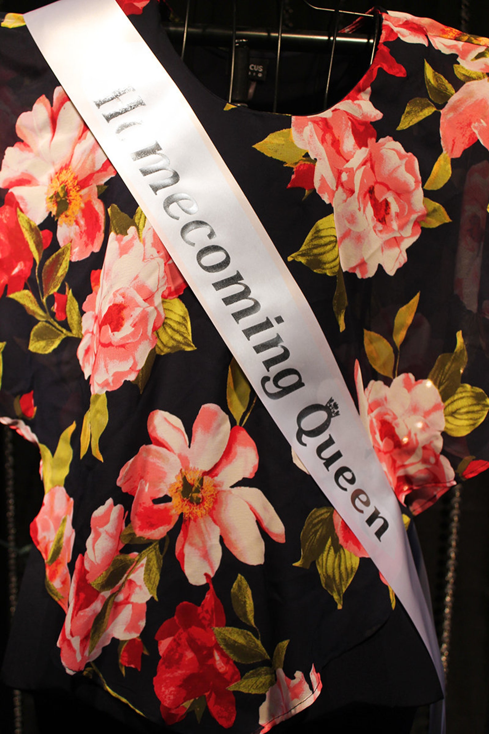 Satin Printed "homecoming Queen" Sash for Homecoming Proms, Dances ...