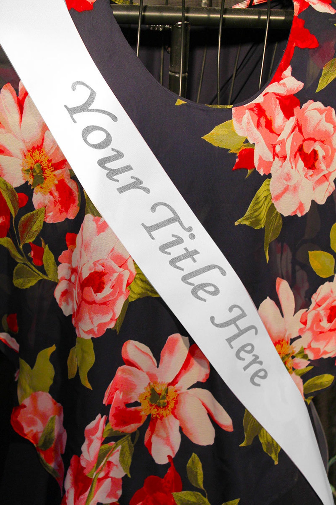 Personalized Custom Satin Printed Sash for Pageants Proms - Etsy