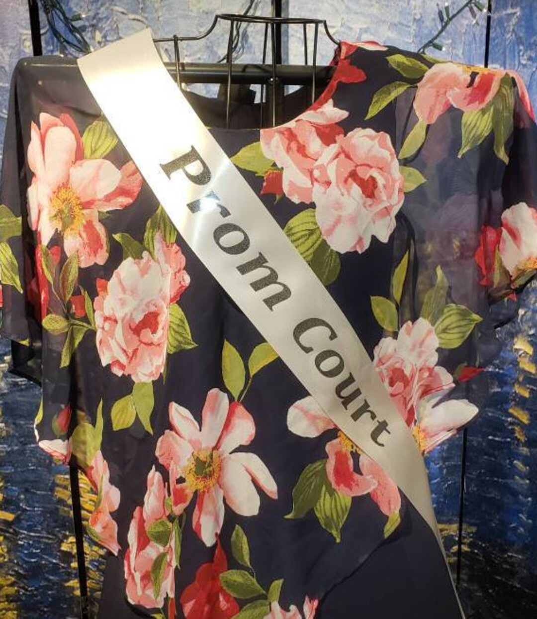 Satin Printed "prom Court" Sash for Dances or Parties - Etsy