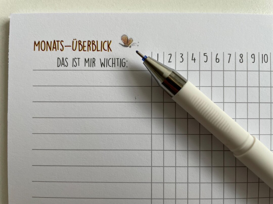 Tracker Block to Achieve Goals - Etsy