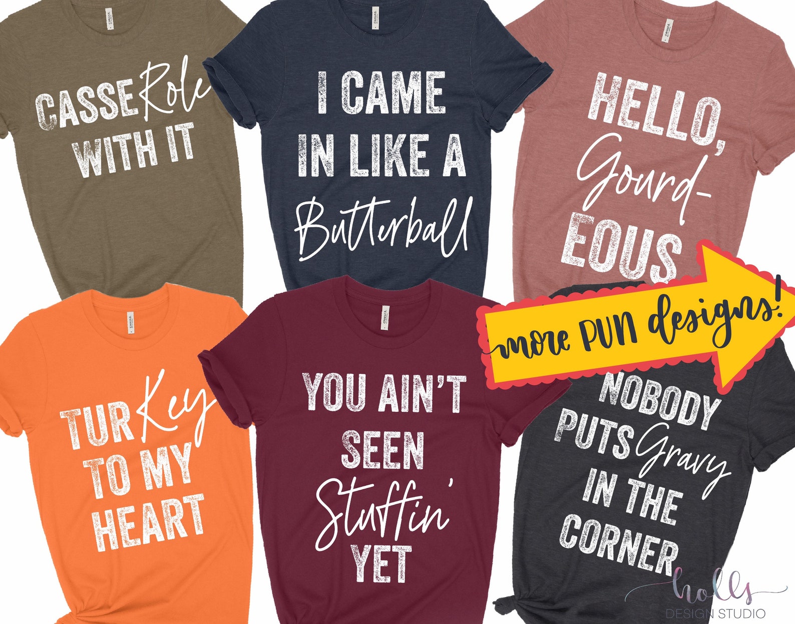 Family Thanksgiving Shirts, Thanksgiving Puns Shirt, Funny Matching ...