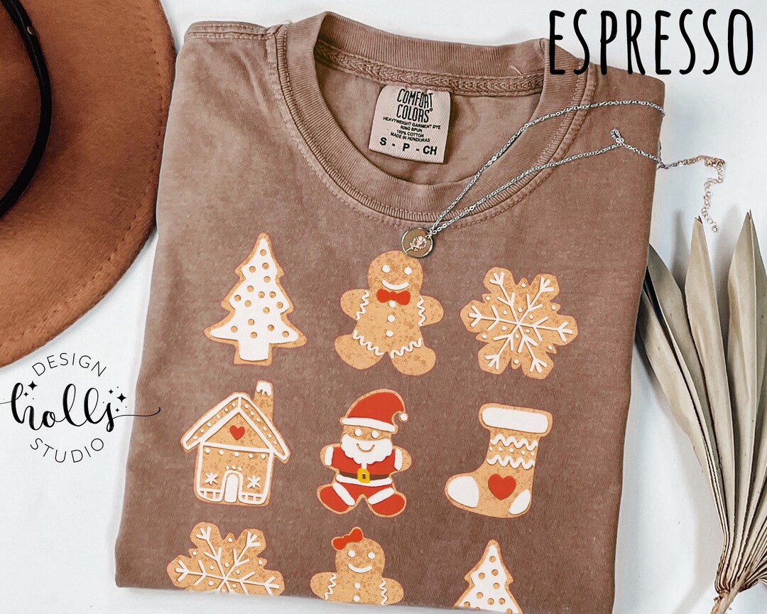 Comfort Colors Gingerbread Shirt Cute Christmas Shirt Gingerbread Man ...