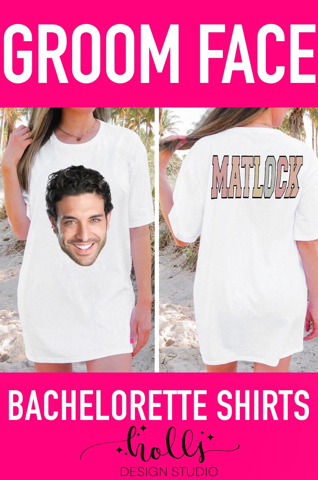Bachelorette Party Face Shirt, Funny Groom’s Face Shirt, Bride Shirt ...