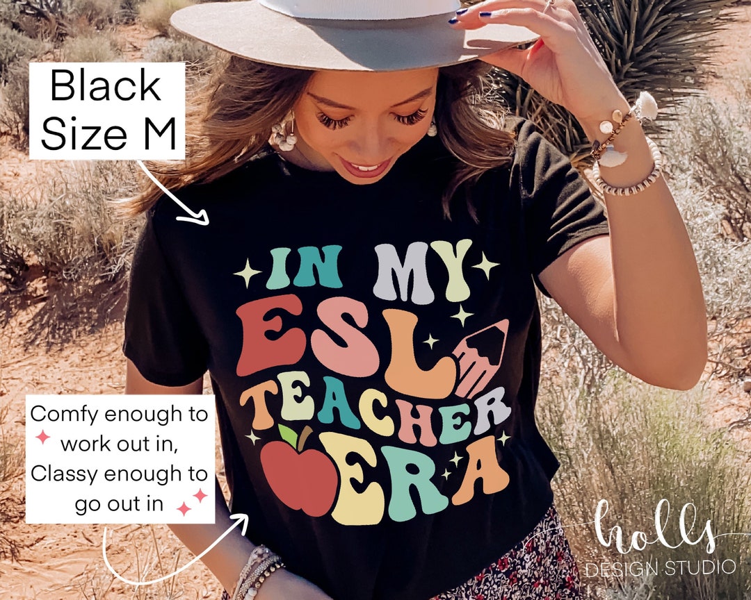 Multilingual Teacher Shirt, English Teacher Gift, ESOL Back to School ...