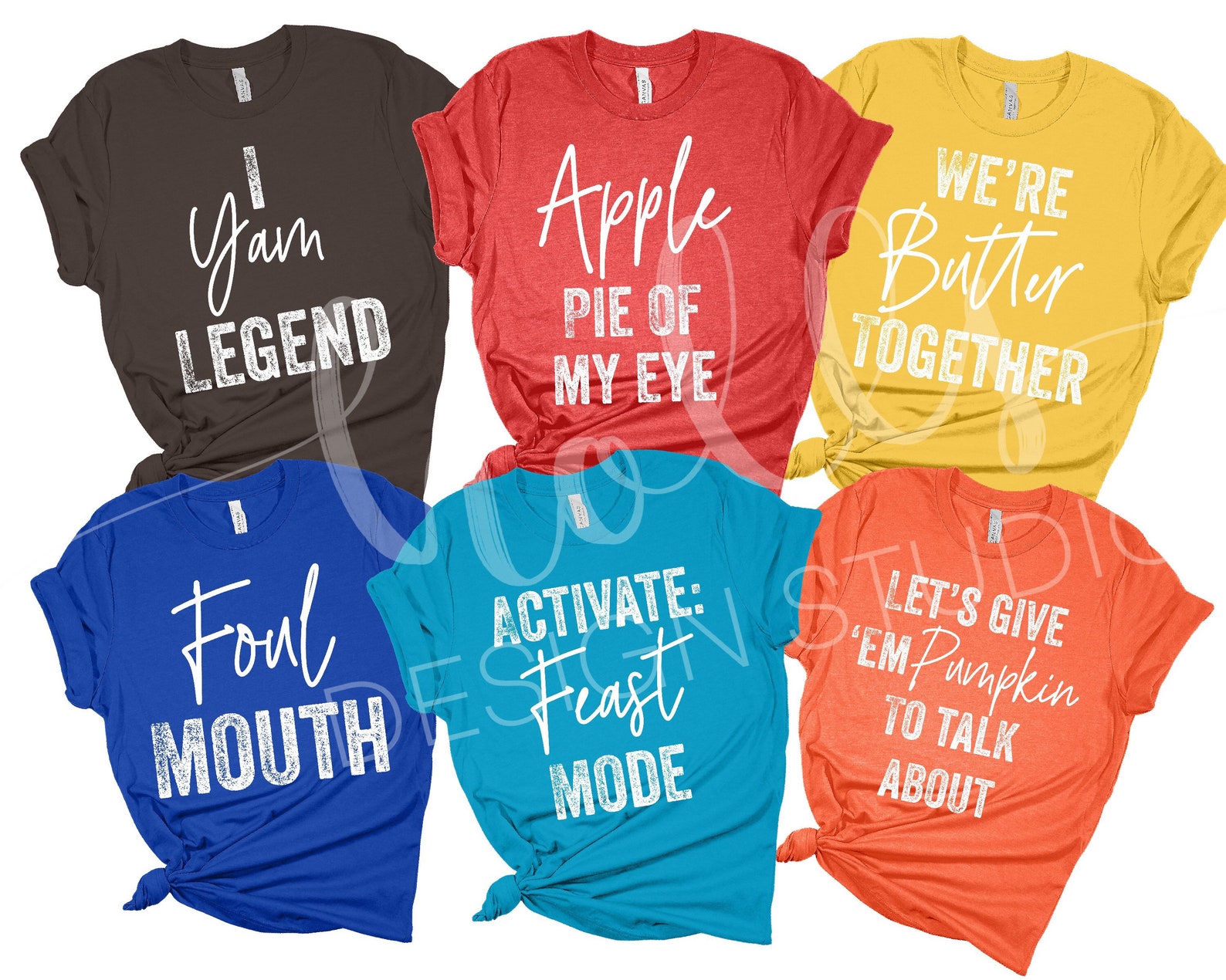 Family Thanksgiving Shirts, Thanksgiving Puns Shirt, Funny Matching ...