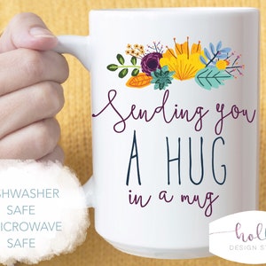 Sending a Hug in a Mug, Get Well Gift, Sympathy Gift, Social Distance ...