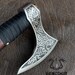 Custom Handmade RAGNAR'S Viking Axe, Viking Bearded Axe Medieval Viking Tomahawk, Runic Bearded ...