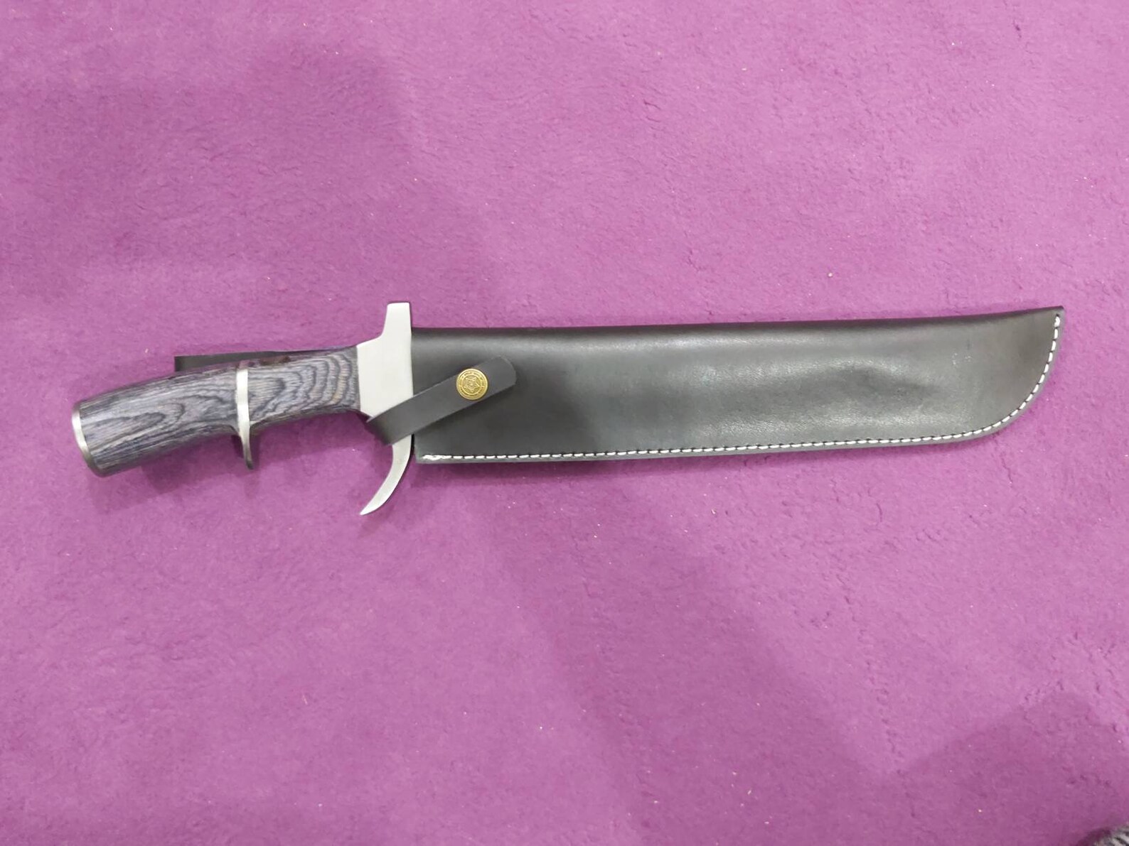 18''custom Handmade D2 Predator Machete Bowie Knife Movie Knife With ...