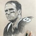 DREW BREES DRAWING | Drew Brees New Orleans Saints Original Artwork ...