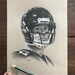 MATT RYAN DRAWING | Matt Ryan Atlanta Falcons Original Artwork ...