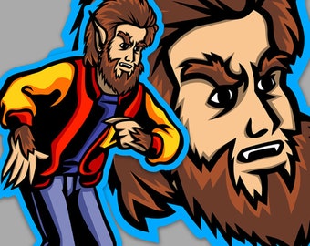 Teen Wolf Cartoon | Etsy