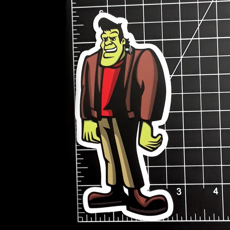 The Drak Pack Die-cut Vinyl 80s Monster Cartoon Art Sticker | Etsy Canada