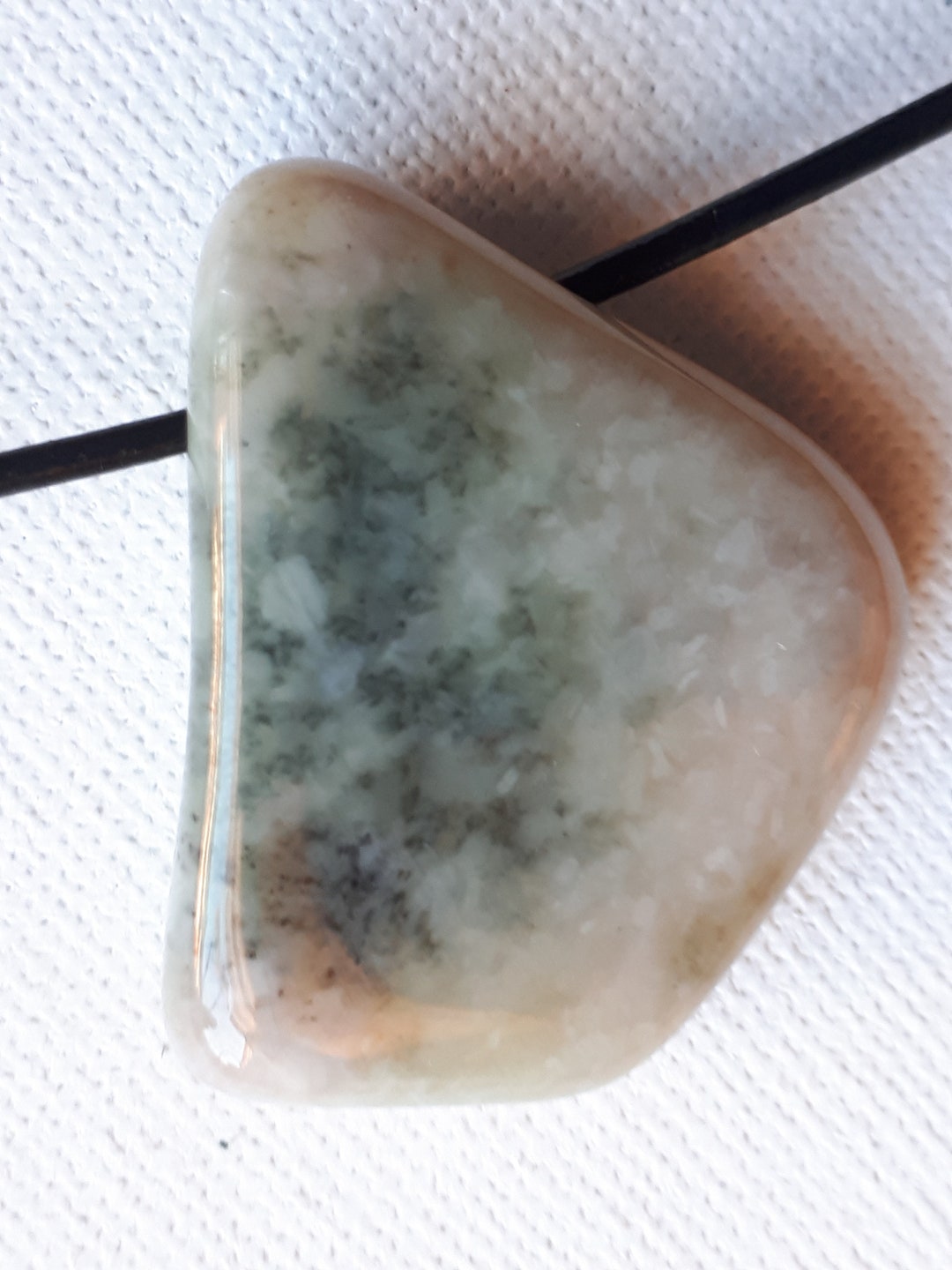 Rare and Beautiful, Hydro-grossular Garnet With Leather Strap. - Etsy
