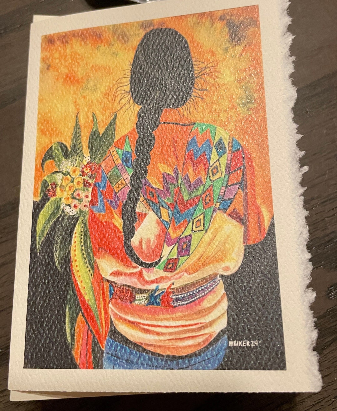 Lady of Maghuey/goddess of the Agave Notecards Aztecs - Etsy