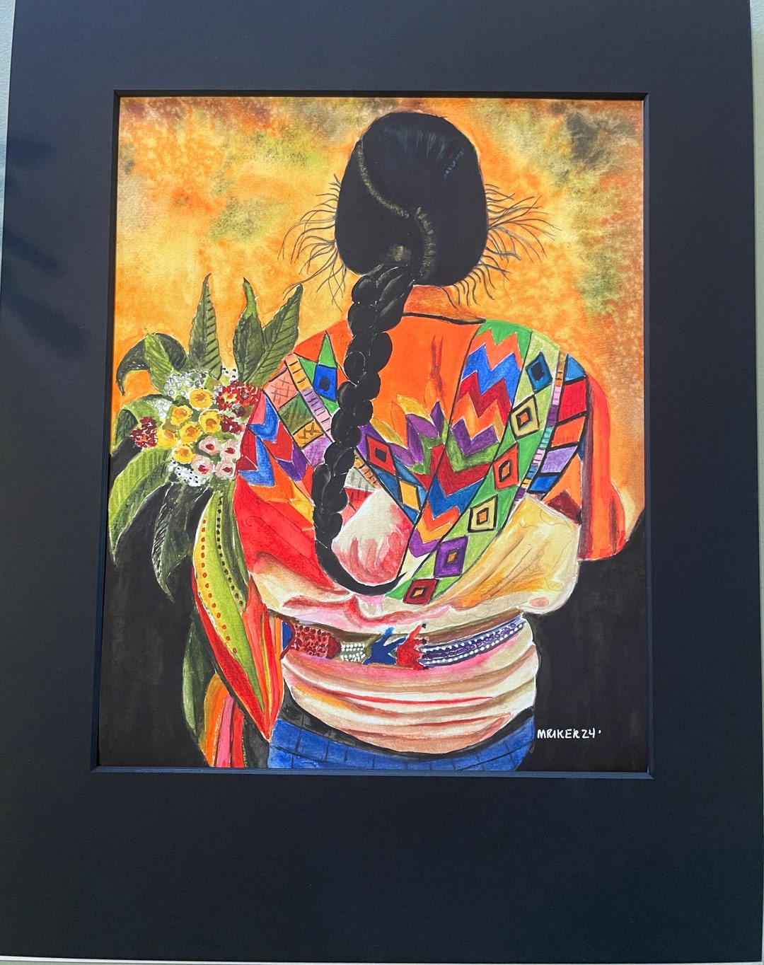 Lady of Mayahuel Goddess of Agava Mezcal, Tequila, Aztec Culture - Etsy