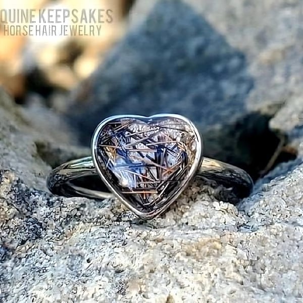 Horse Hair Ring - Etsy