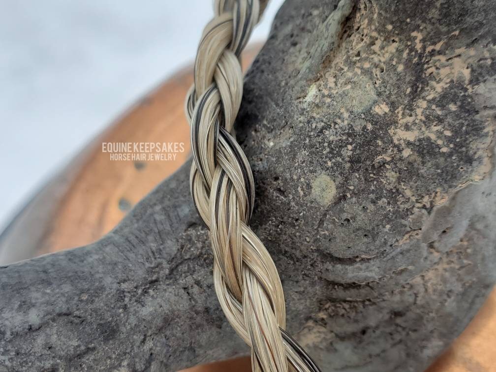 Custom Horse Hair Bracelet Rope Braid by Equine Keepsakes | Etsy