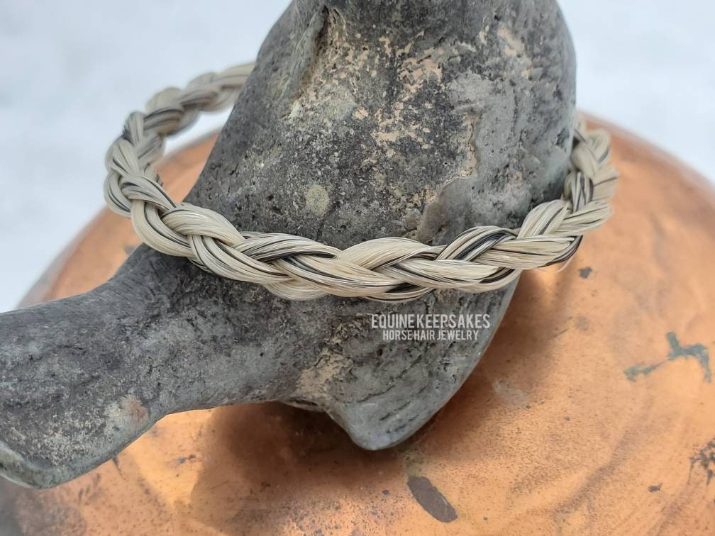 Custom Horse Hair Bracelet Rope Braid by Equine Keepsakes | Etsy