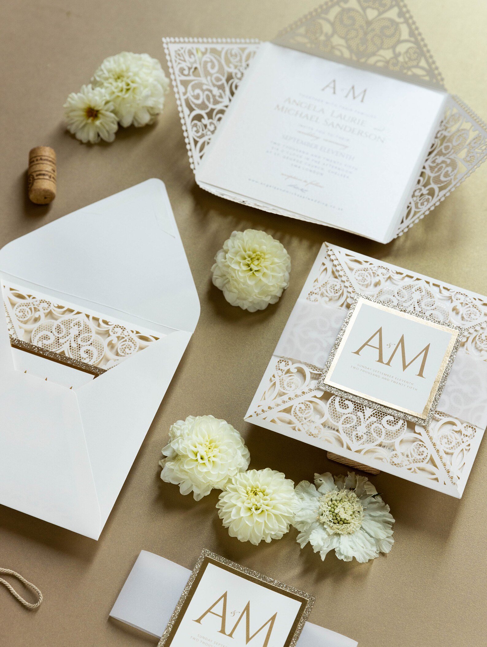 Invitation Wedding Invitation Laser Envelope DIY Invitation - Etsy