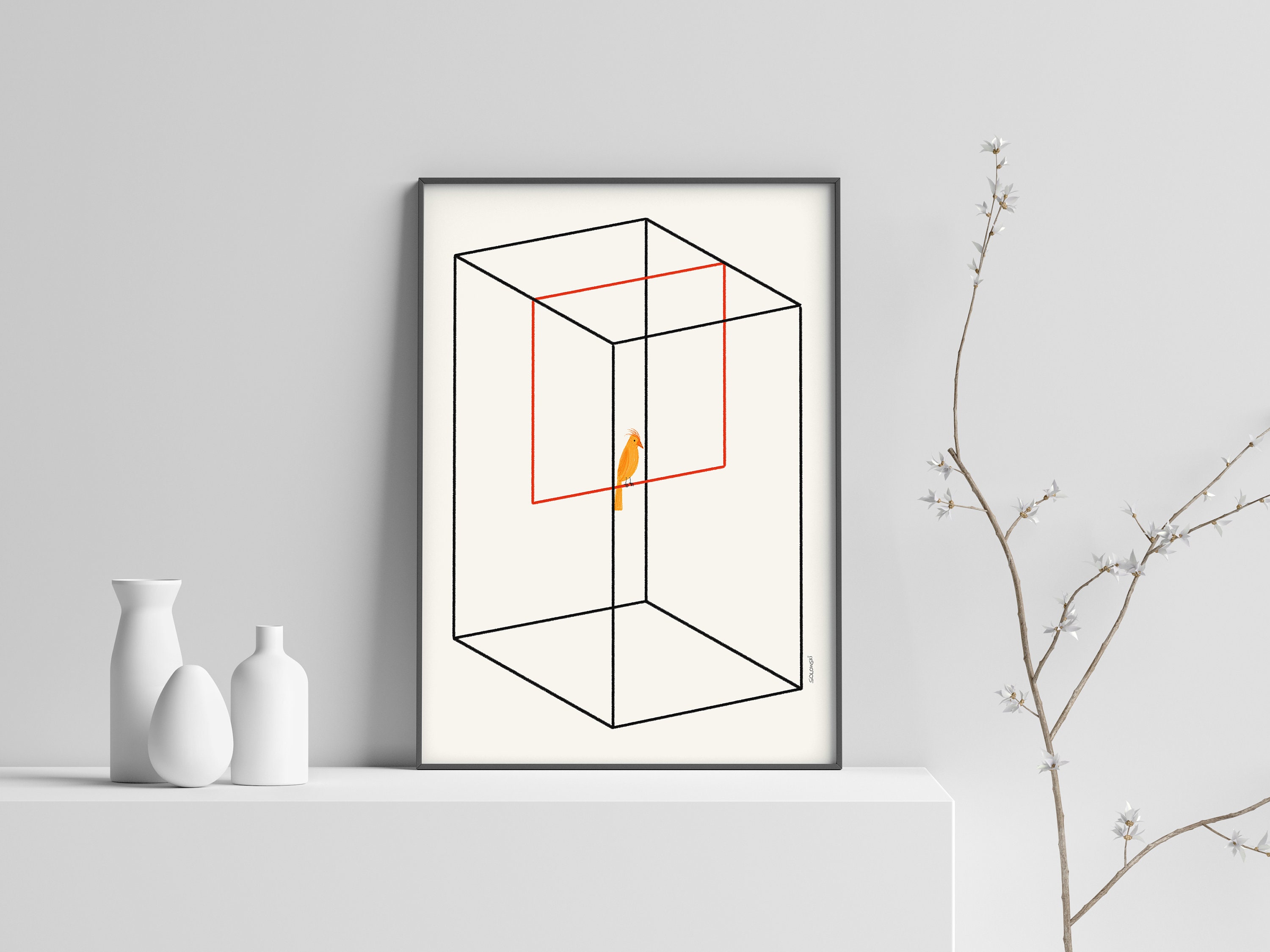 Cage | Digital Art Print - Etsy