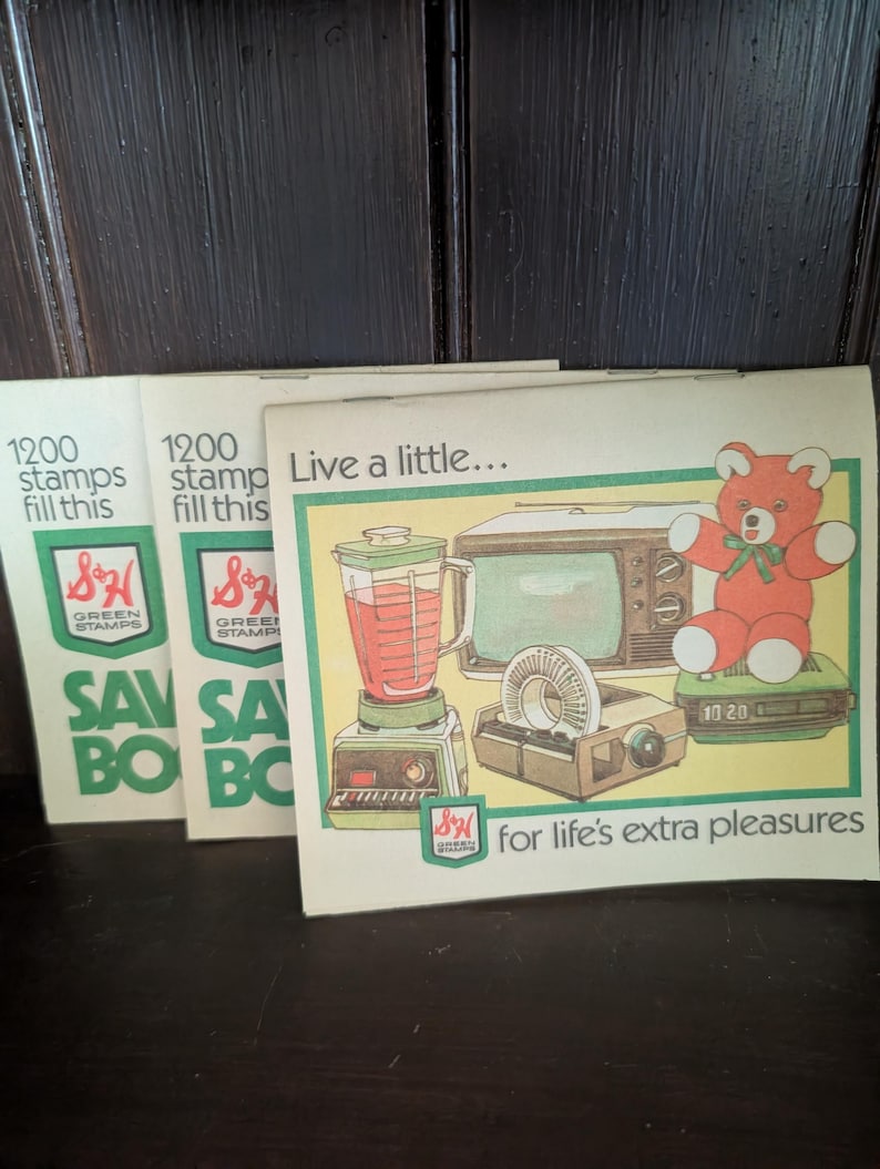 Vintage S&H Green Stamps - Etsy