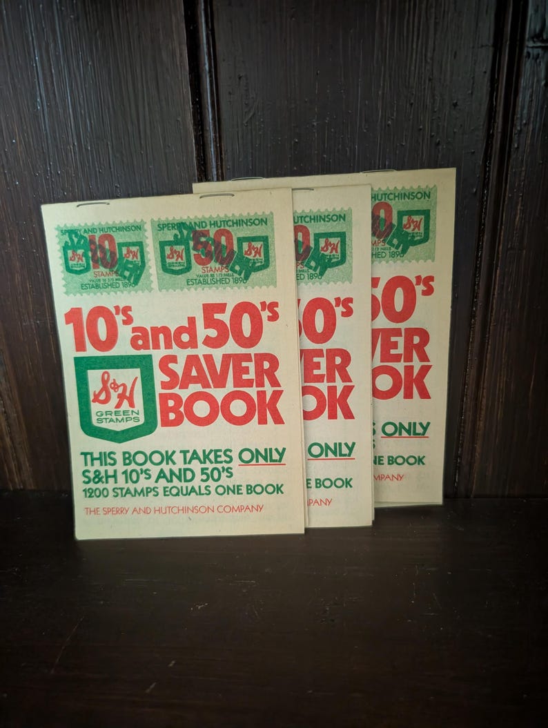 Vintage S&H Green Stamps - Etsy