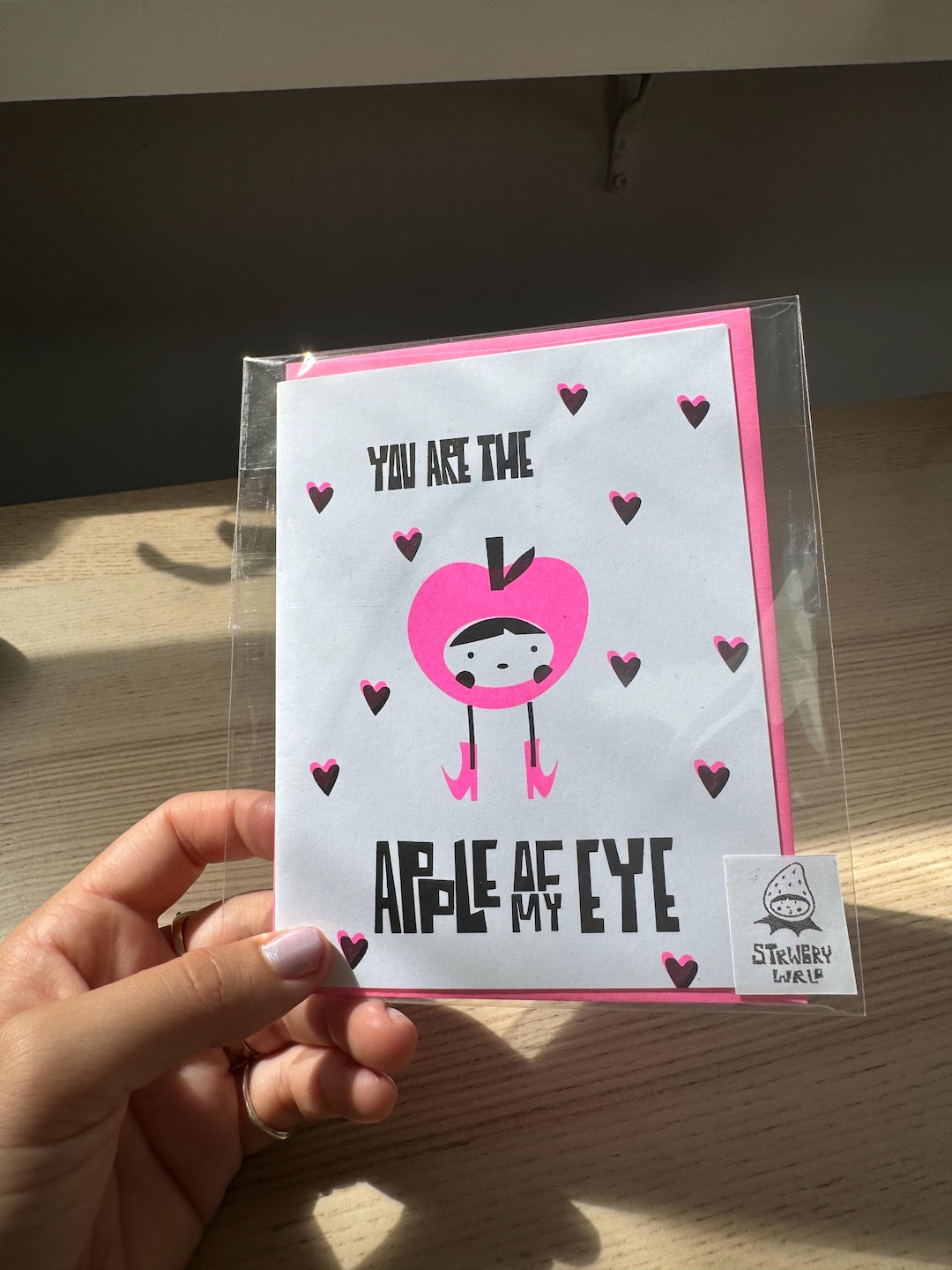 Apple of My Eye Card - Etsy