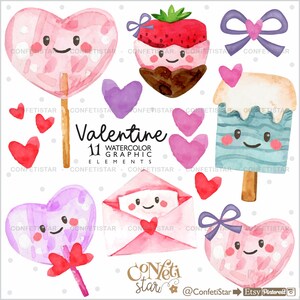 Valentines Day Clipart, Valentine's Day Clipart, COMMERCIAL USE, Love ...
