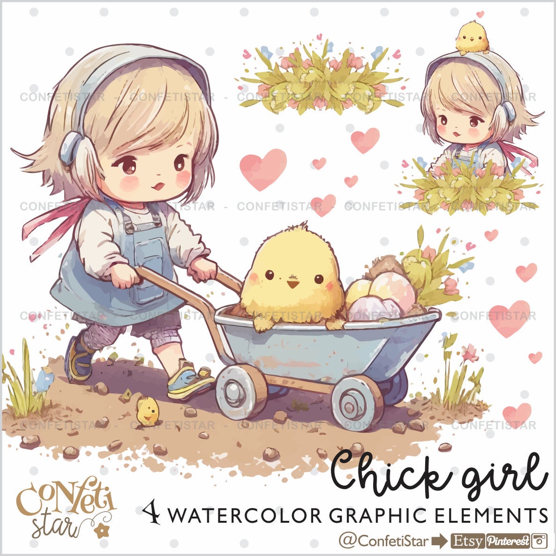 Farm Girl Clipart Farmer Girl Clipart Farmer Clipart Farm - Etsy España