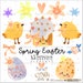 Spring Clipart, Easter Clipart, COMMERCIAL USE, Easter Eggs Clipart ...
