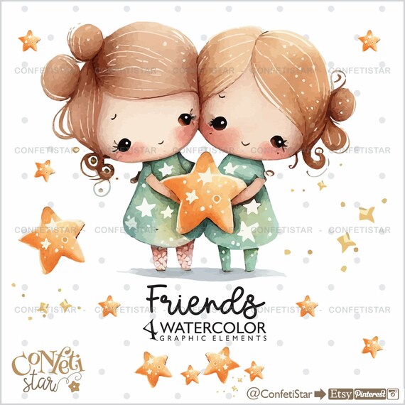 Best Friends Love Clip Art