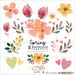 Spring Clipart, Floral Clipart, COMMERCIAL USE, Spring Flower Clipart ...