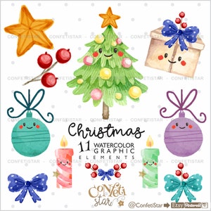 Christmas Clipart, Christmas Graphics, COMMERCIAL USE, Christmas ...