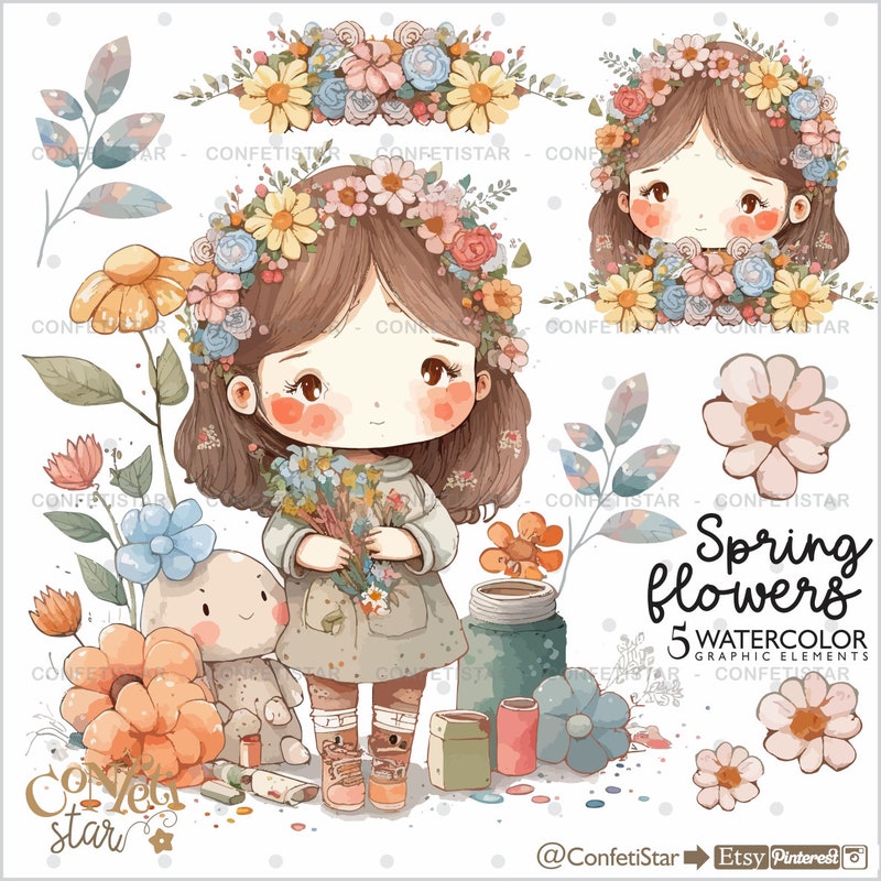 Spring Graphics - Etsy