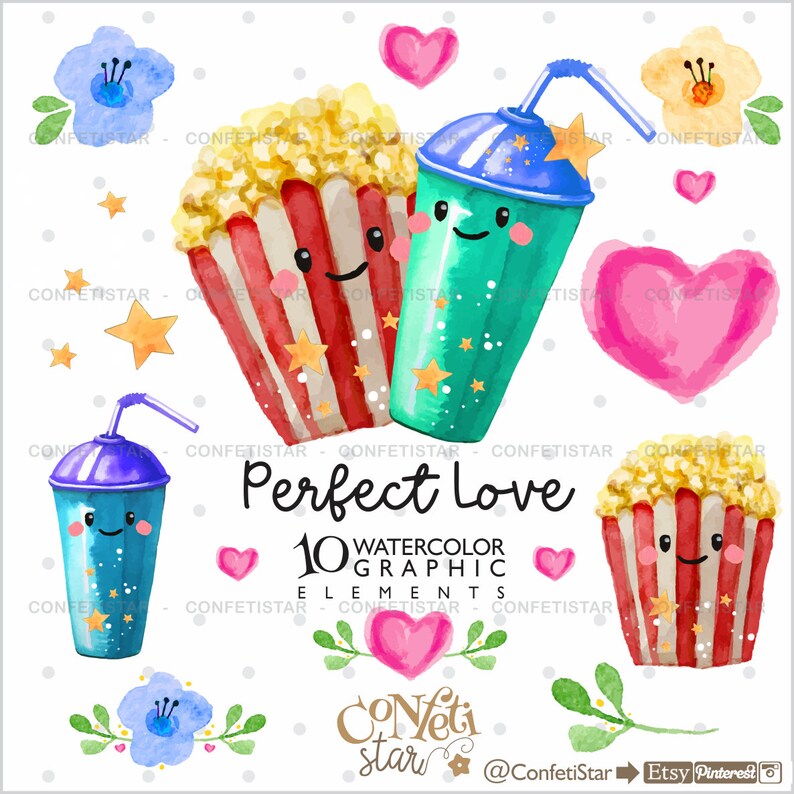 Perfect Pair Clip Art Food Clipart COMMERCIAL USE - Etsy