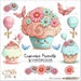 Watercolor Cupcakes Cupcake Clipart Dessert Clipart - Etsy