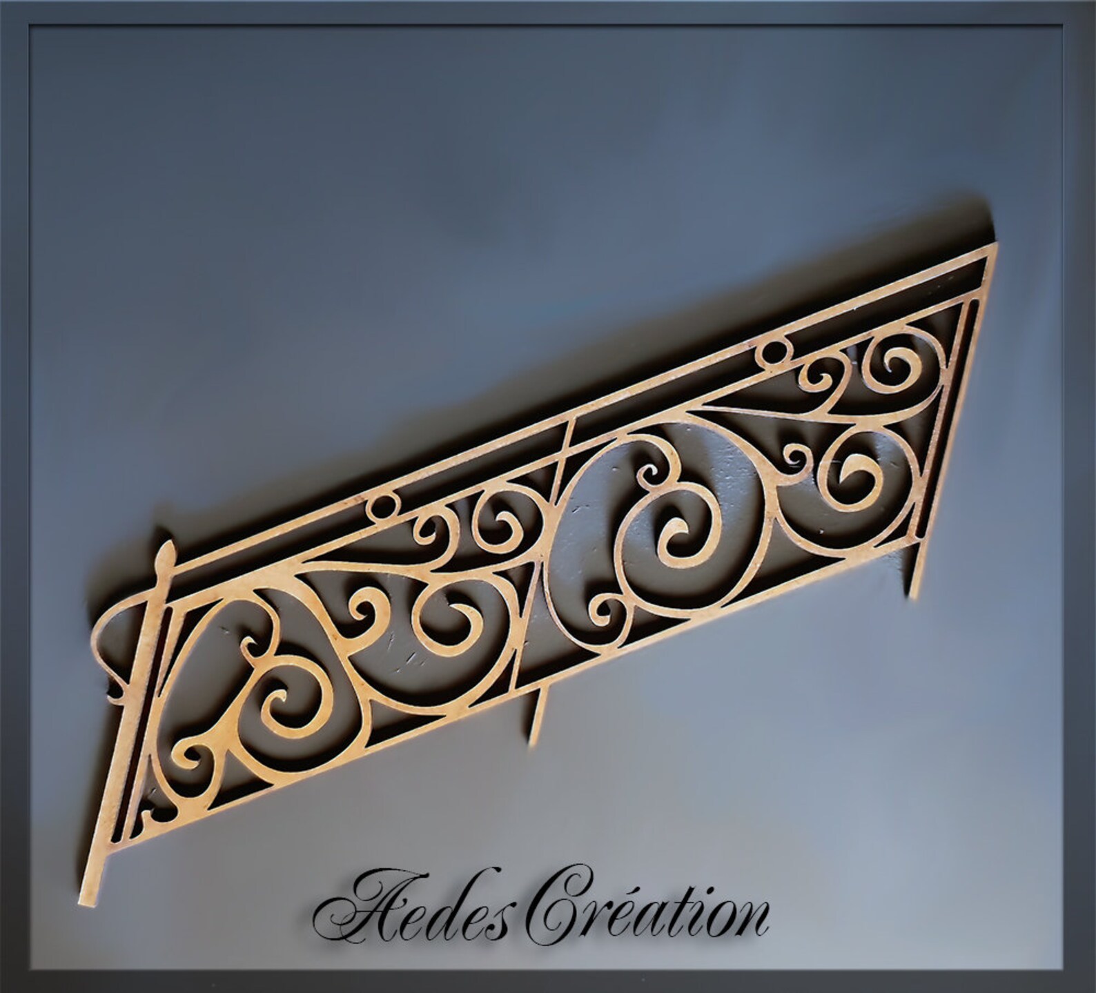 Stair Railing "wrought Ironwork" - Dollhouse Miniature Collection 1:12 ...