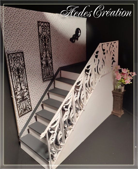 Stair Railing wrought Ironwork Dollhouse - Etsy