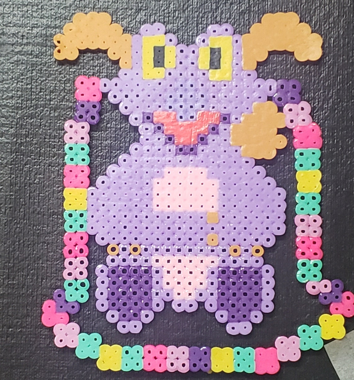 Disney Figment Popcorn Bucket Perler Bead Magnet - Etsy