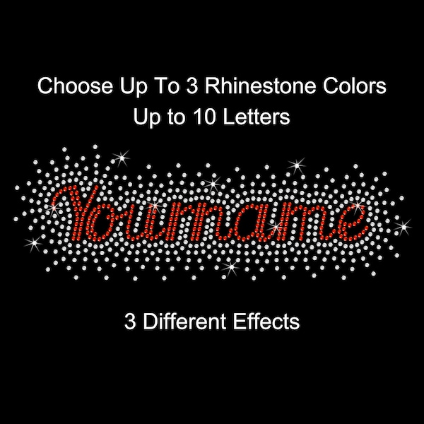 Rhinestone Iron On - Etsy