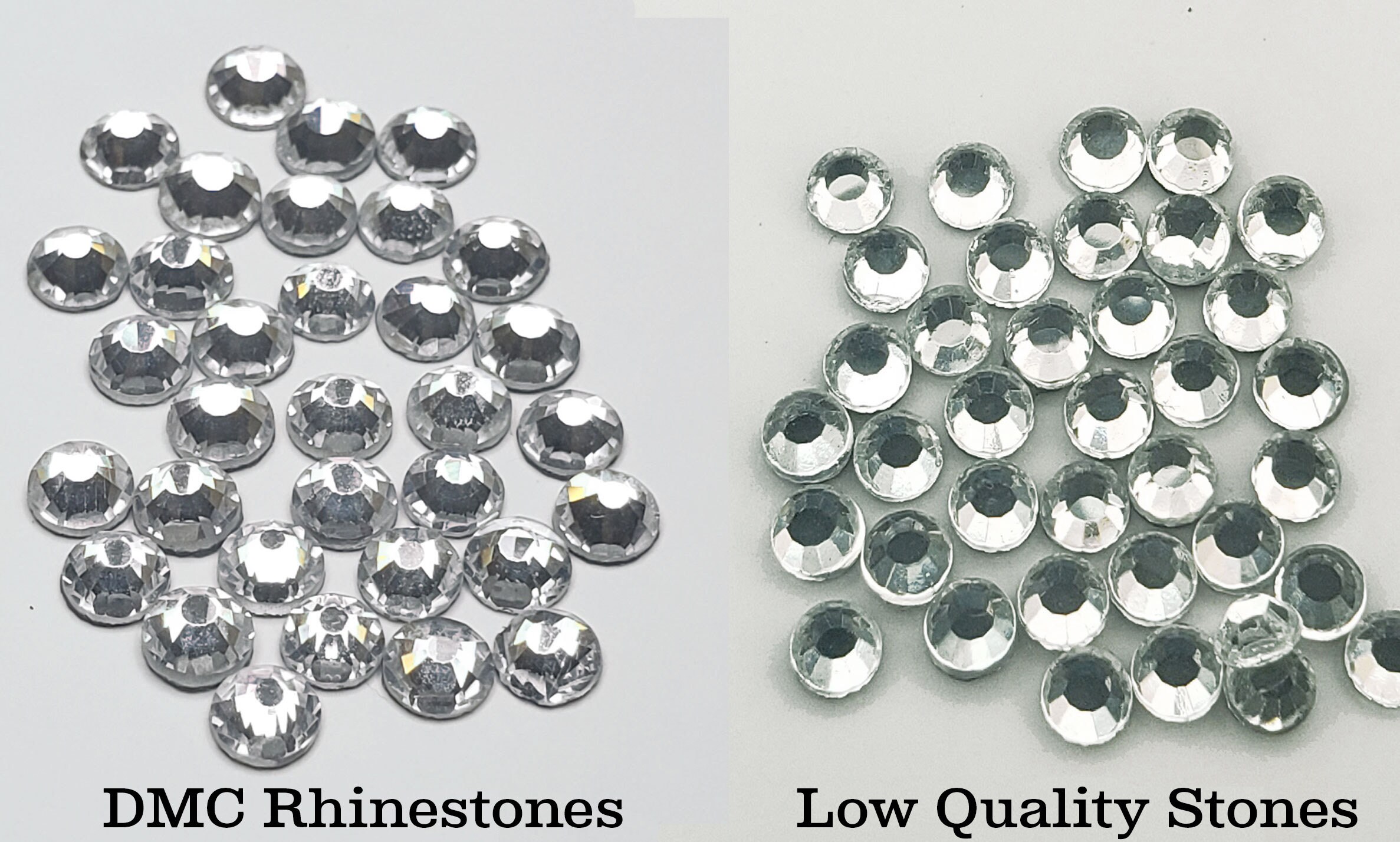 Set of 6 Assorted Sizes Decorative Stars 2"-3" Inches Rhinestone ...