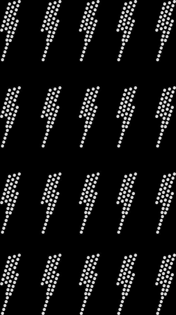Set of 20 Small Lighting Bolts Rhinestone Transfer Hotfix DIY - Etsy