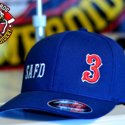 Custom Fire Station Cap 3D Puff Embroidered Firefighter Any - Etsy