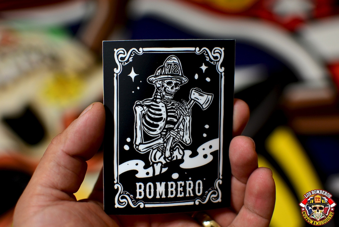 Bombero Firefighter Sticker - Etsy